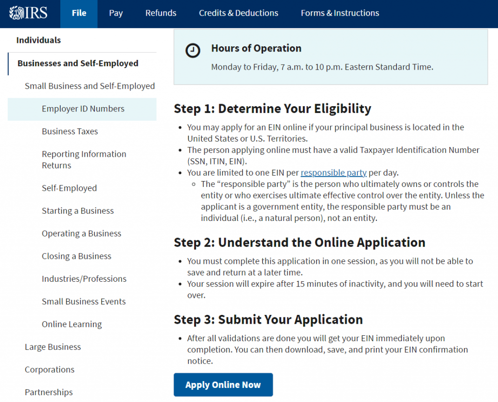 IRS Website for EIN Number: Verification Letter, W-2 & More